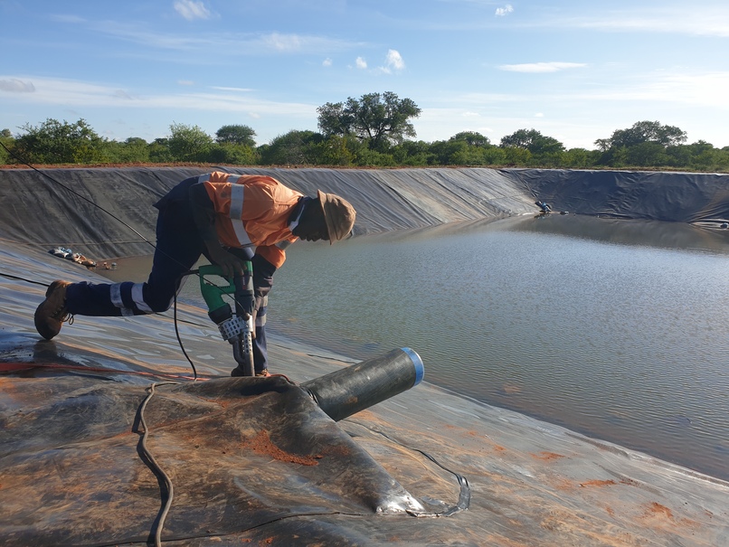 HDPE Pipes and Mechanical Fastening - Badger Linings